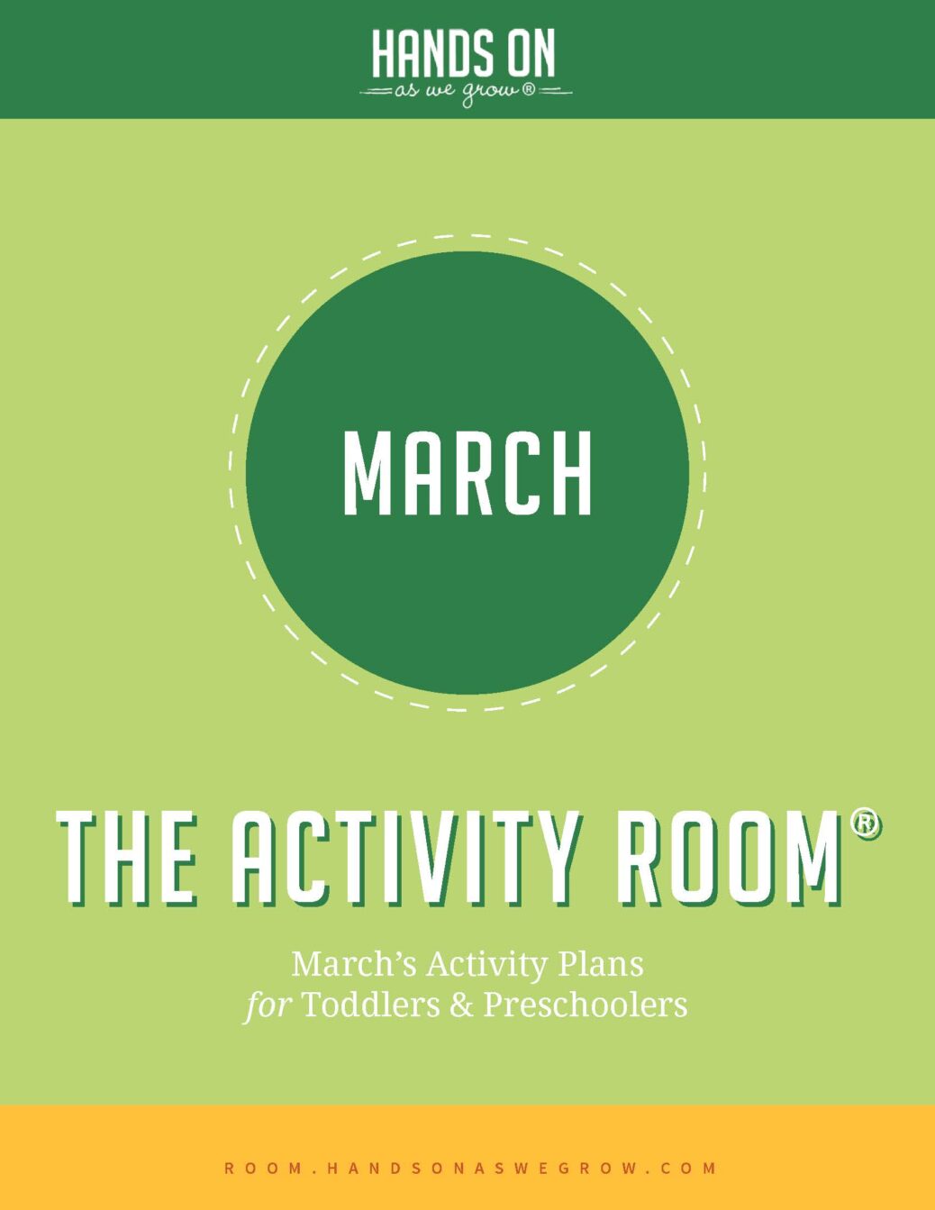 March Activity Pack - The Activity Room® by Hands On As We Grow®