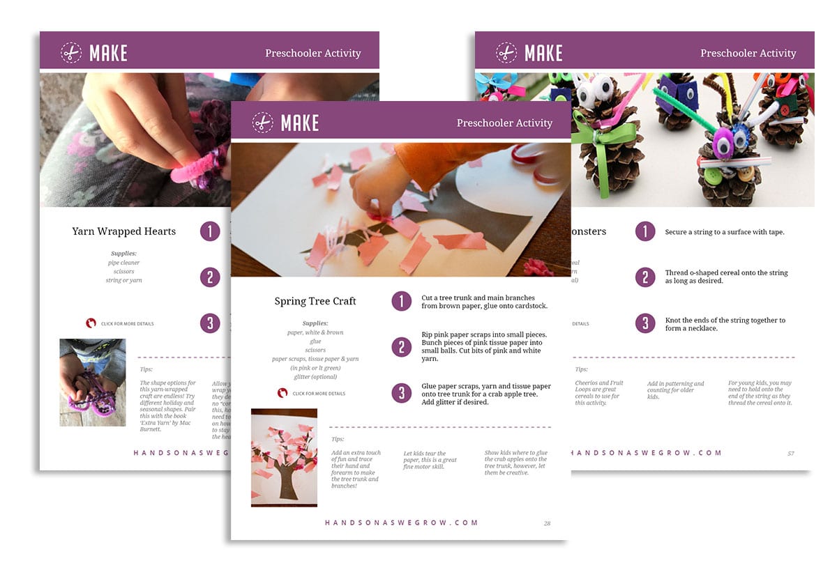 MAKE: Creative Crafts for Toddlers & Preschoolers to Make (Digital PDF ...