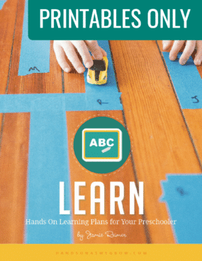 LEARN: Printables Only – The Activity Room® by Hands On As We Grow®