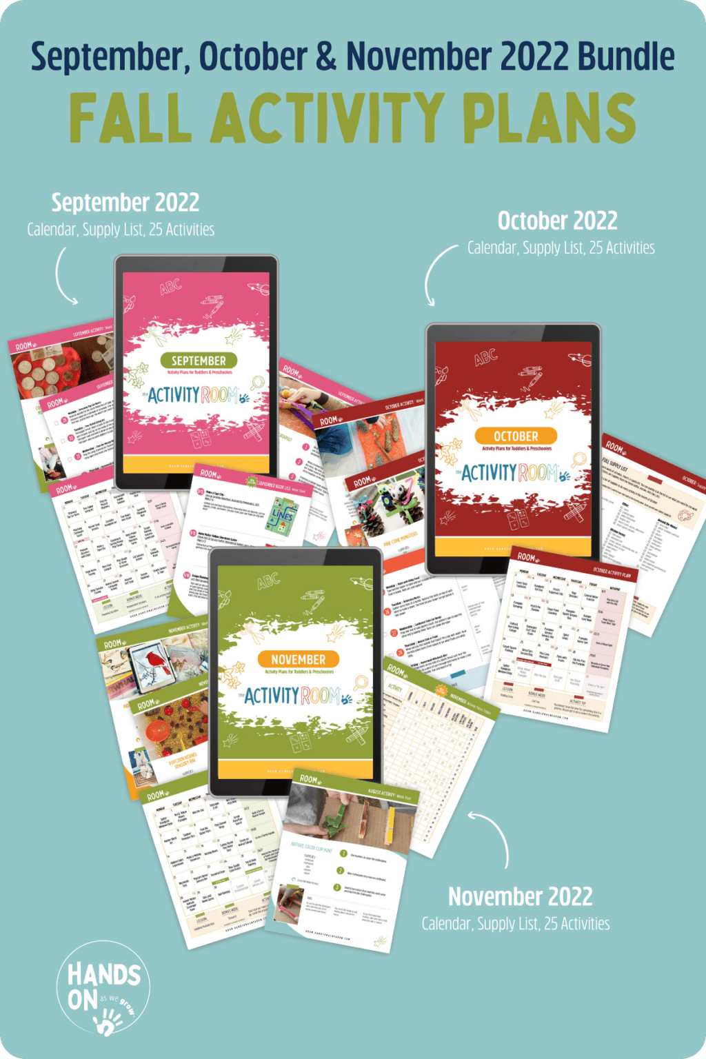 Shop Hands On As We Grow® eBooks of Activity Plans for Kids