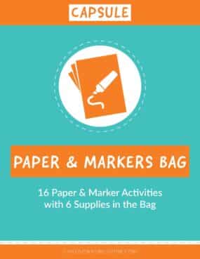 MINI-CAPSULE: Paper & Markers! 6 Supplies for 16 Activities! (Digital ...